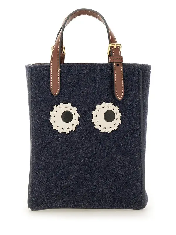 ANYA HINDMARCH Mini Eyes Tote - Blue