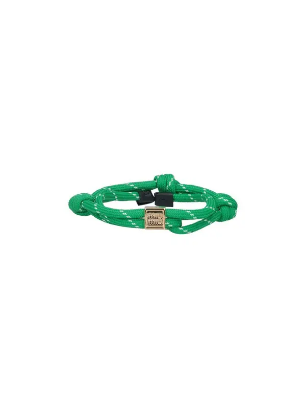 MAISON MARGIELA Logo Bracelet - Green
