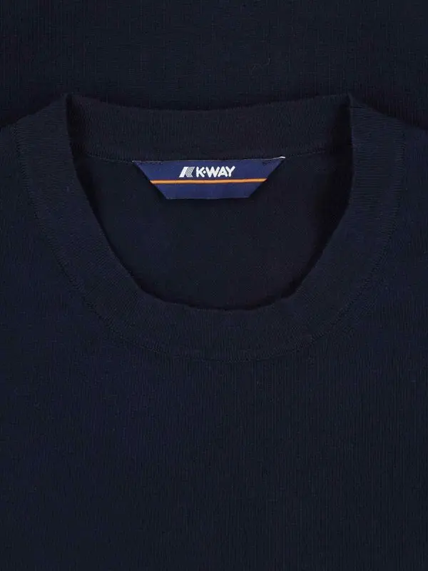 K-WAY Combe Crewneck Sweater - Blue