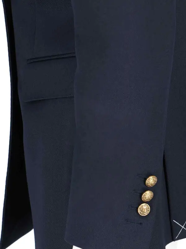 GOLDEN GOOSE Double-breasted Blazer With Embossed Buttons