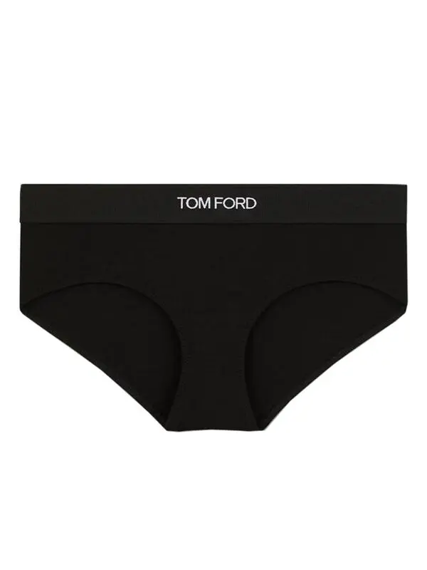 TOM FORD Briefs With Logo - Black
