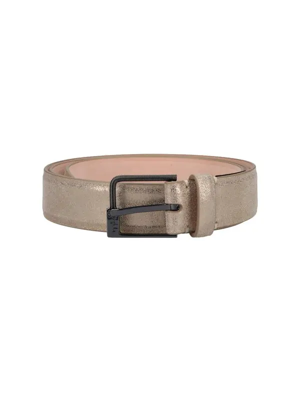 Aspesi Leather Belt - Cream