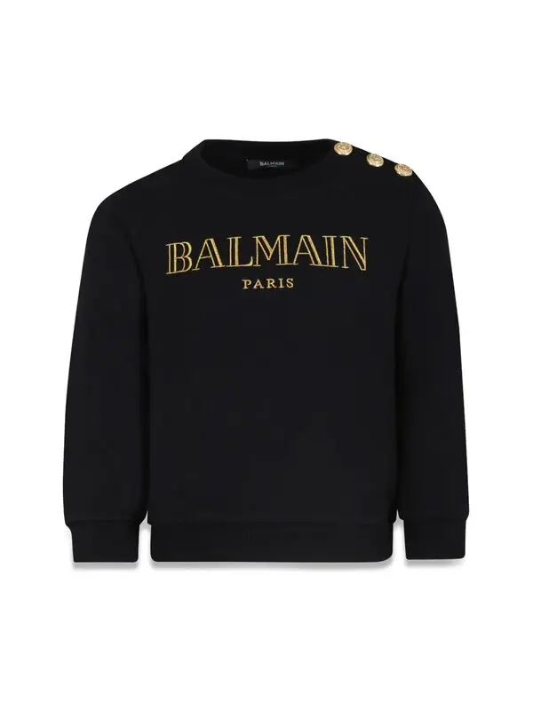Balmain Cotton Sweatshirt - Multicolour