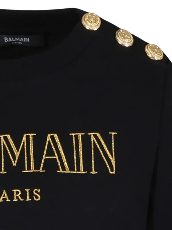Balmain Cotton Sweatshirt - Multicolour