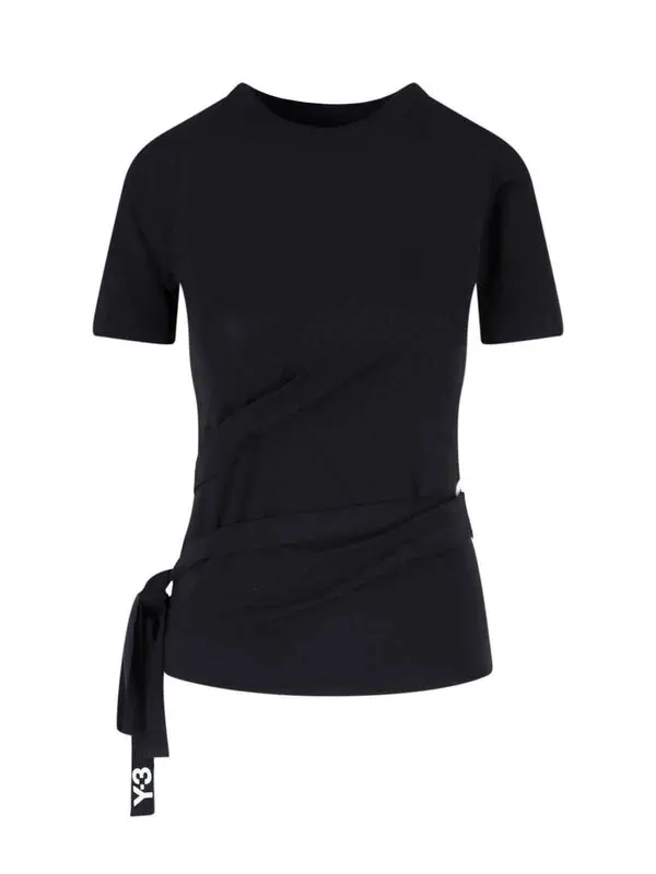 Y3 Belted T-shirt - Black