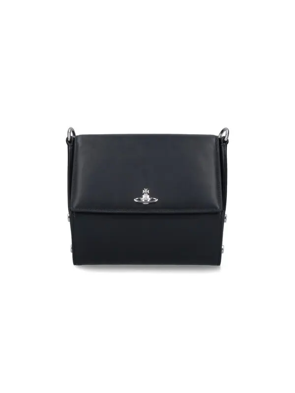 Tory Burch Logo Shoulder Bag - Black