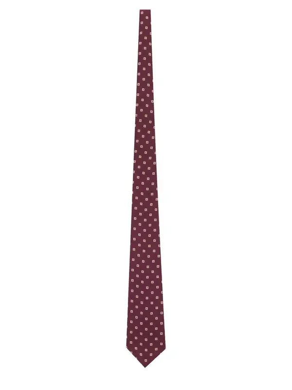 Saint Laurent Silk Twill Neck Tie - Multicolour
