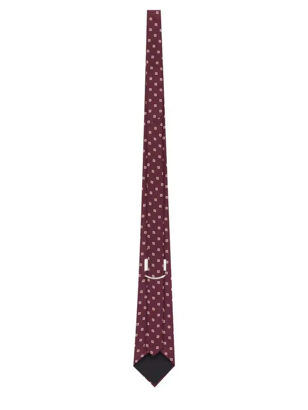 Saint Laurent Silk Twill Neck Tie - Multicolour
