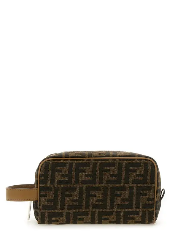 Fendi Beauty Case "ff" Jacquard - Multicolour