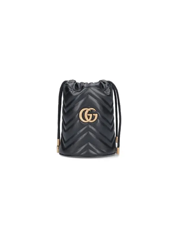 Gucci Gg Marmont Mini Bag - Black
