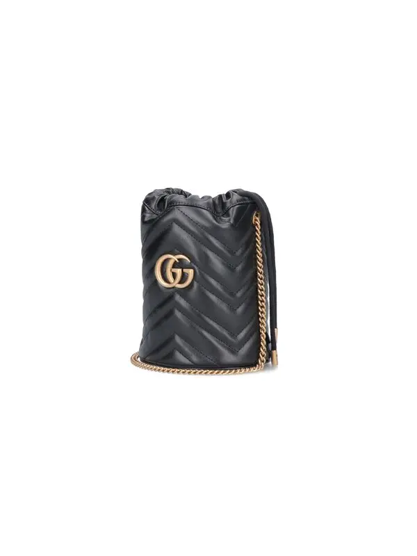 Gucci Gg Marmont Mini Bag - Black