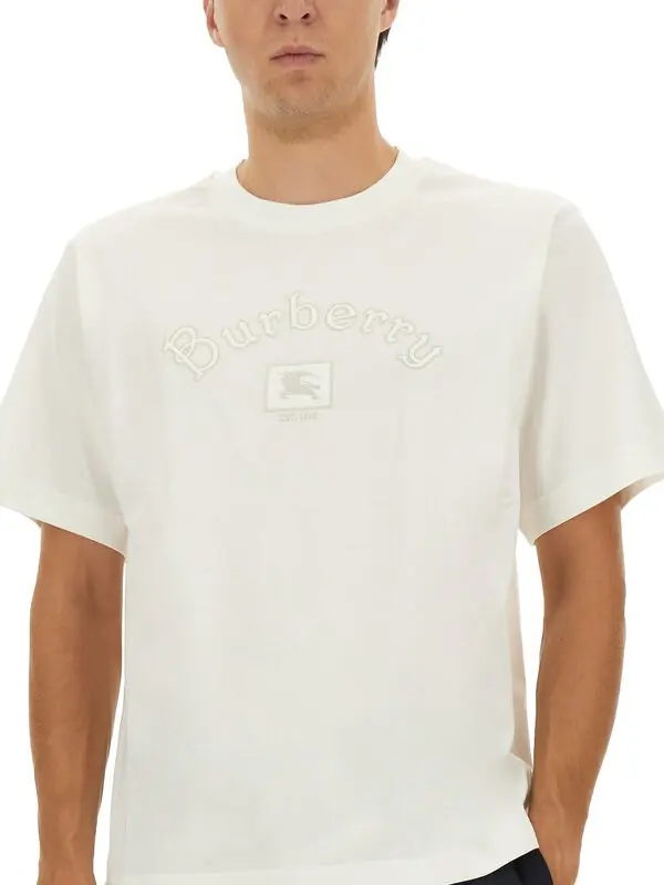 Burberry Gothic Logo T-shirt - White