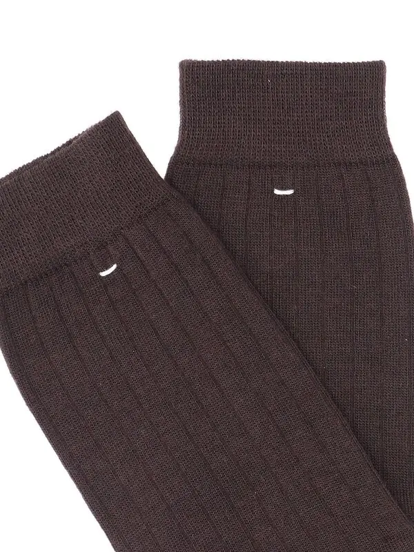 MAISON MARGIELA Tabi Socks - Brown
