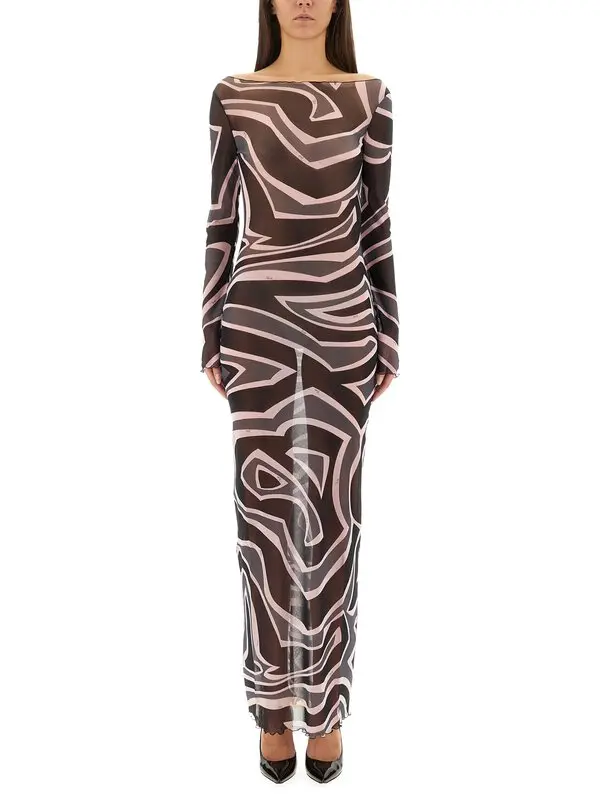 Emilio Pucci Labyrinth Print Dress