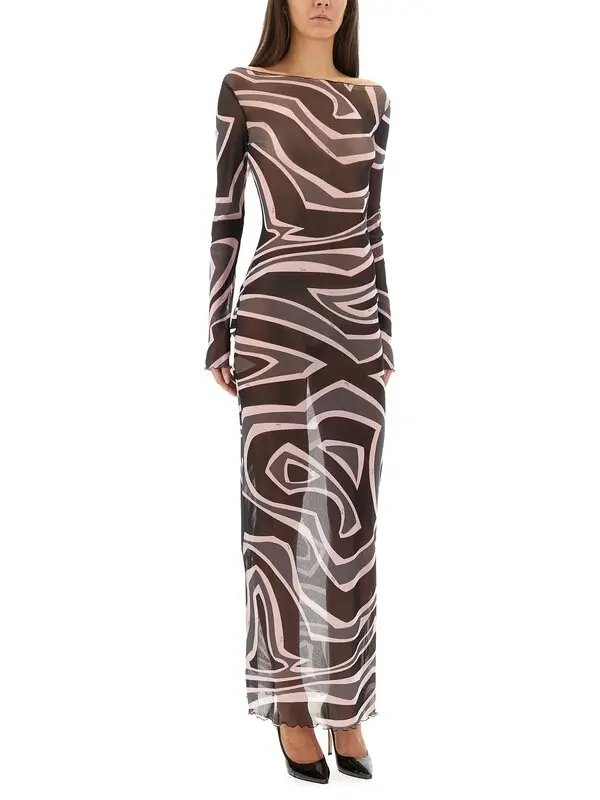 Emilio Pucci Labyrinth Print Dress