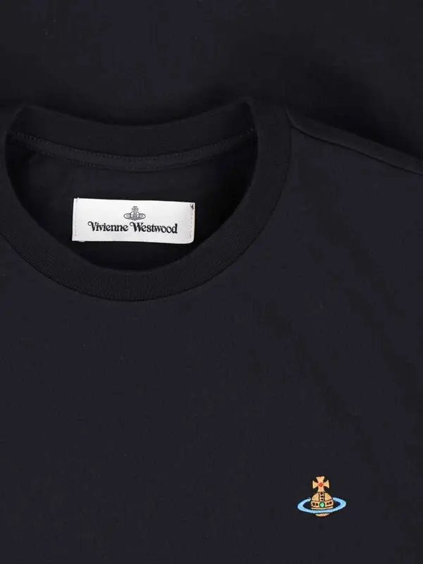VIVIENNE WESTWOOD Orb Logo T-shirt - Black