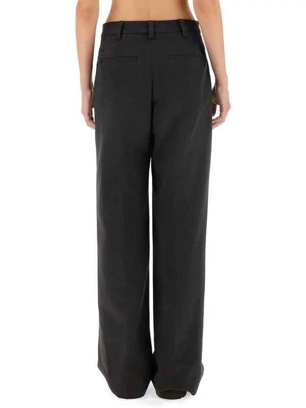 Brunello Cucinelli Wide Leg Pants - Grey