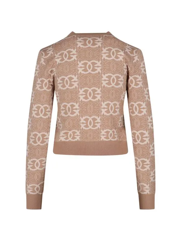 Pinko Love Birds Sweater - Brown
