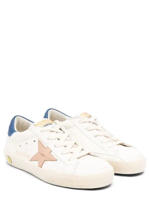 GOLDEN GOOSE Super Star Nappa Leather Sneakers - White
