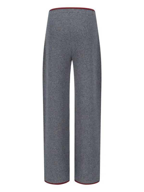 Gucci Ribbed Straight Leg Sports Pants