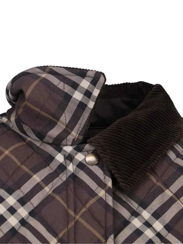 Miu Miu Checked Jacket - Brown
