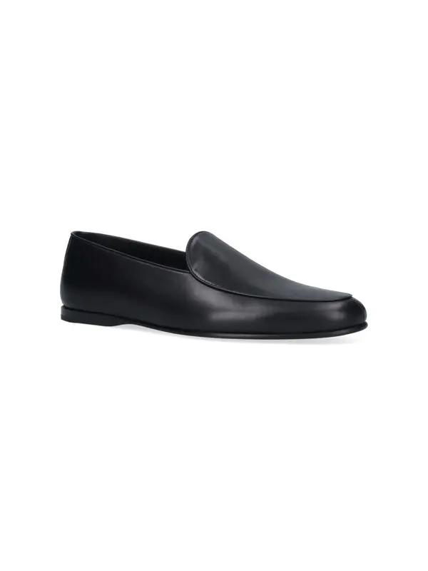 Loro Piana Anton Walk Loafers - Black