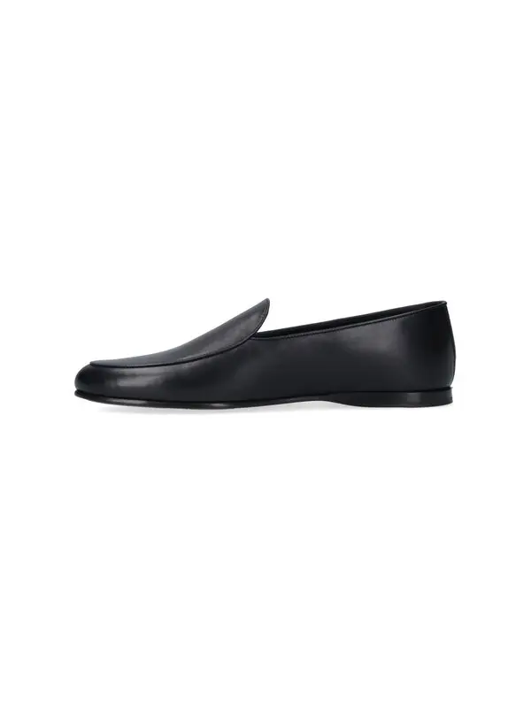 Loro Piana Anton Walk Loafers - Black