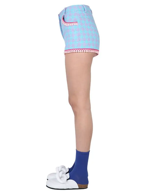 Moschino Houndstooth Short - Azure
