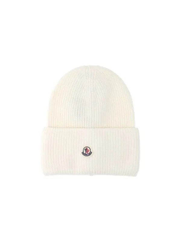 Moncler Wool Beanie - White