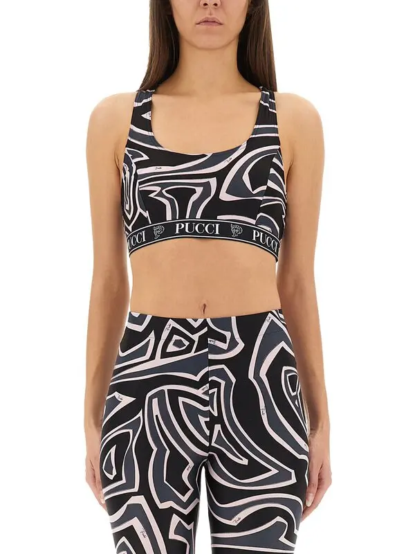 Emilio Pucci Labyrinth Print Top