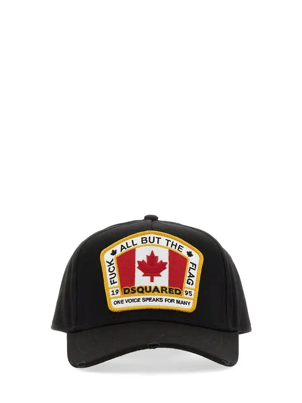 Dsquared2 Logo Baseball Cap - Black