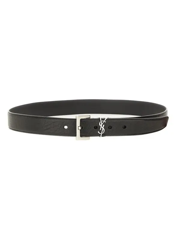 Saint Laurent Cassandras Belt - Black