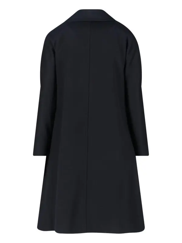 Max Mara Dravenna Virgin Wool Coat - Black