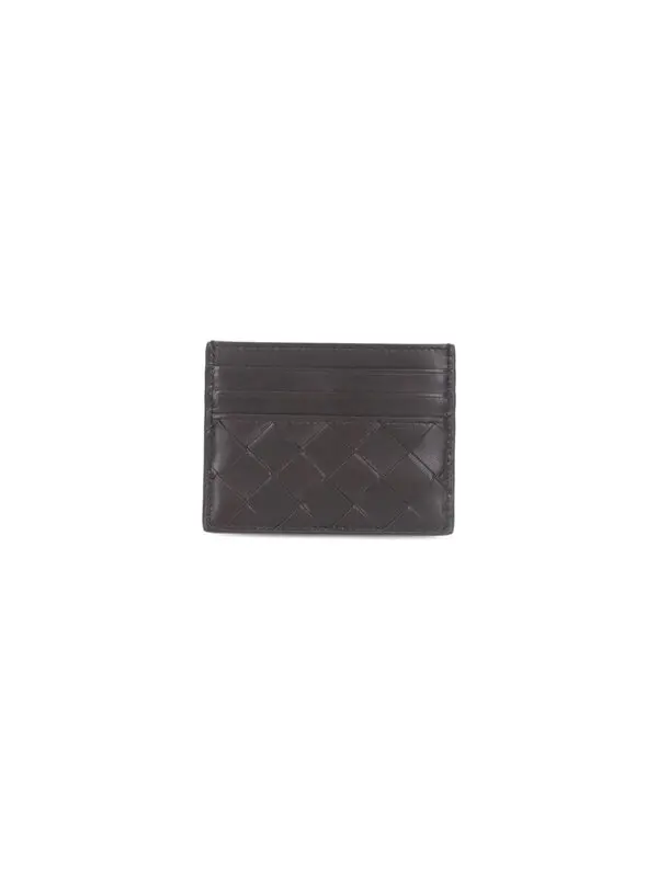 Bottega Veneta Intrecciato' Card Holder - Brown