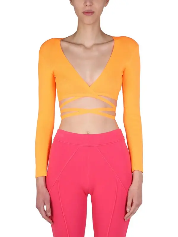 MSGM Cropped Top - Orange