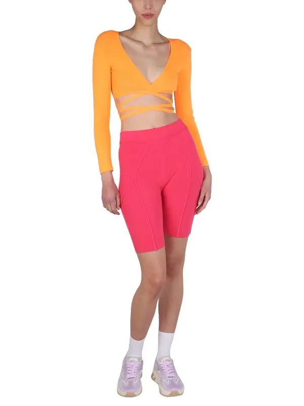 MSGM Cropped Top - Orange