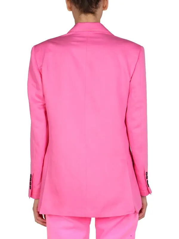 MSGM Single-breasted Jacket - Fuchsia
