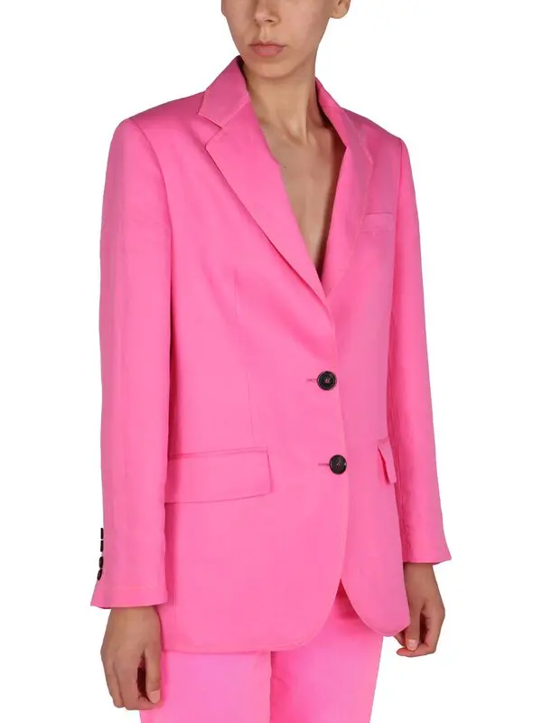 MSGM Single-breasted Jacket - Fuchsia