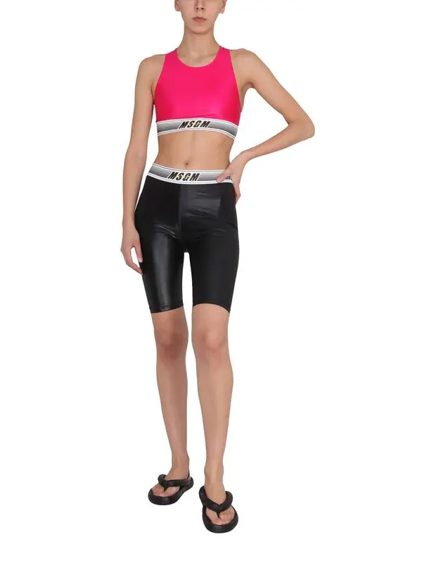 MSGM Activewear Top - Fuchsia