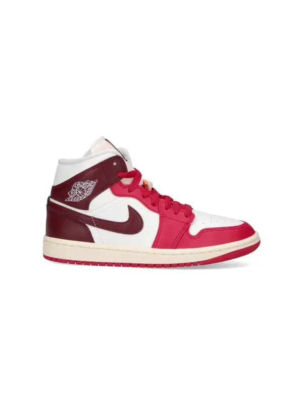 Nike Air Jordan 1 Mid Sneakers - Red