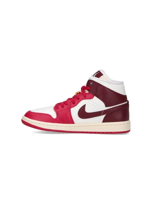 Nike Air Jordan 1 Mid Sneakers - Red