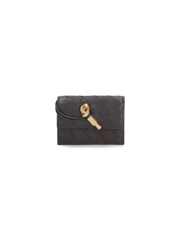 Bottega Veneta Andiamo' Card Holder - Brown