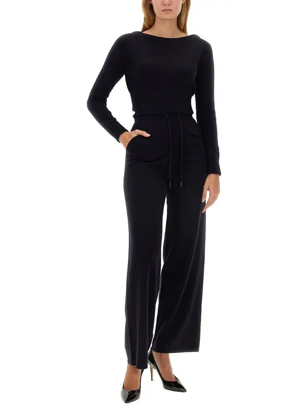 Max Mara Wide Leg Trousers - Blue