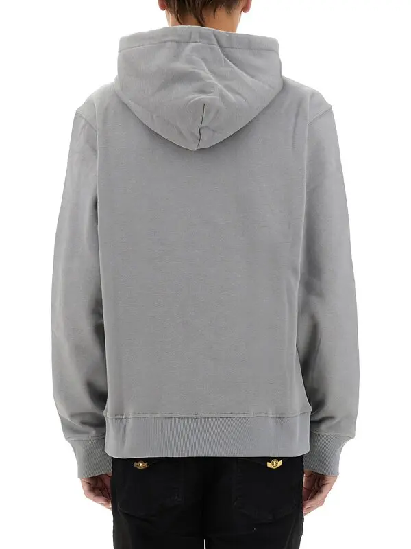 Versace Sweatshirt With Logo - Grey