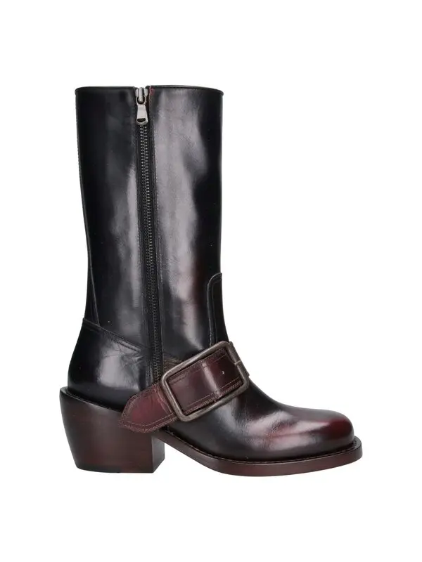 Premiata Leather Ankle Boots - Red