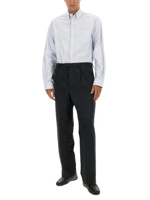 Bally Shirt With Logo - Azure