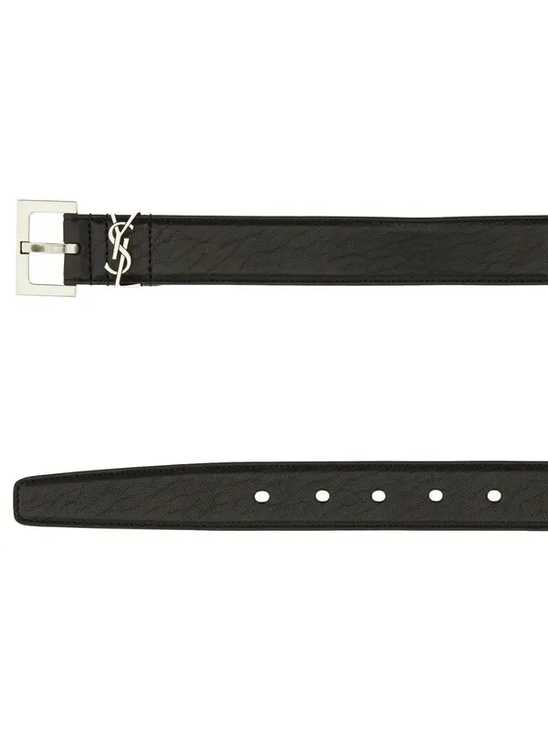 Saint Laurent Cassandras' Belt - Black