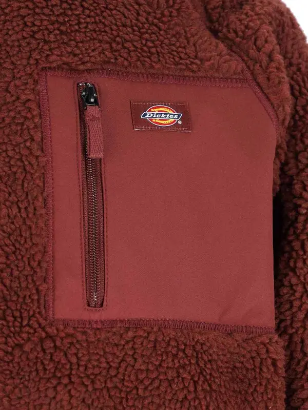 Dickies Central High Zip Sweatshirt - Brown