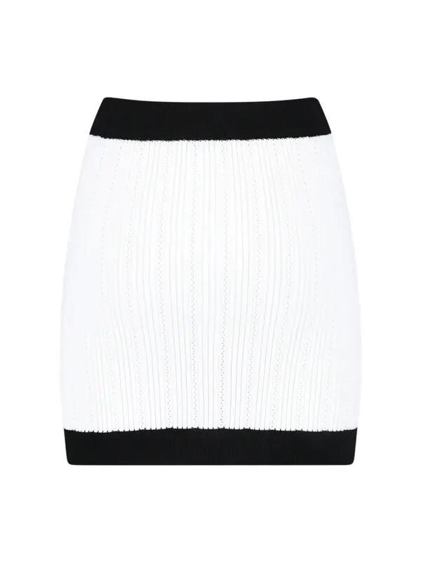 Balmain Viscose Blend Mini Skirt