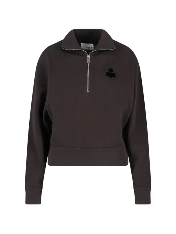 Isabel Marant Étoile Ross Zip Sweatshirt - Black
